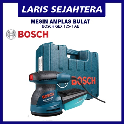 Jual Mesin Mesin Amplas Listrik Bosch GEX 125-1AE Berkualitas Dan Bergaransi - Laris Sejahtera